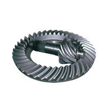Tooth Profile Bevel Pinion And Crown Wheel , Gearbox Spiral Miter Gears ...